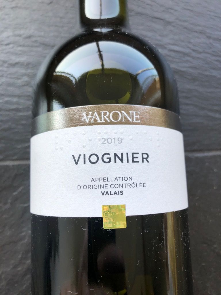 2020 Varone Vins Viognier Heritage, Switzerland, Valais - CellarTracker