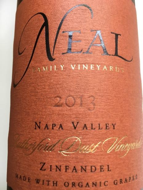 2013 Neal Family Vineyards Zinfandel Napa Valley, USA, California, Napa ...