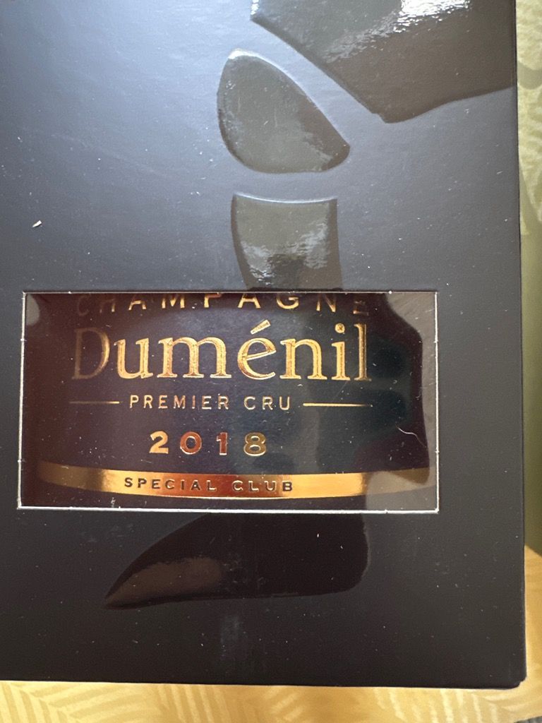 2018 Duménil Champagne Premier Cru Special Club, France, Champagne ...