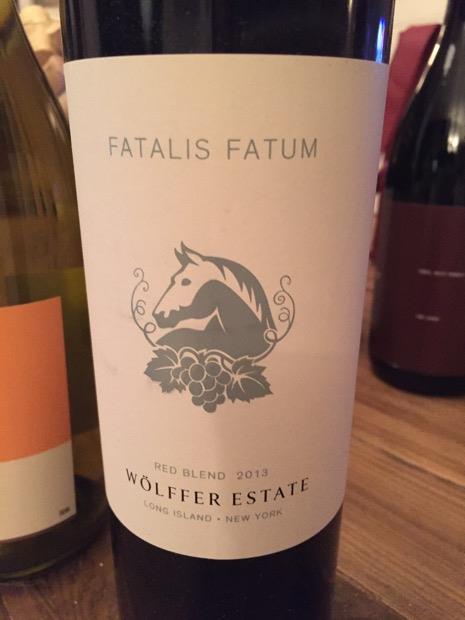 2010 Wölffer Estate Fatalis Fatum, USA, New York, Long Island, The ...