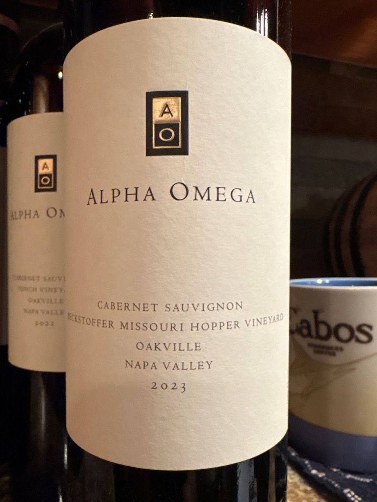 2023 Alpha Omega Cabernet Sauvignon Beckstoffer Missouri Hopper ...