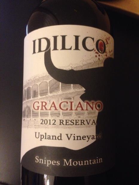 2012 Idilico Graciano Reserva Upland Vineyard, USA, Washington ...