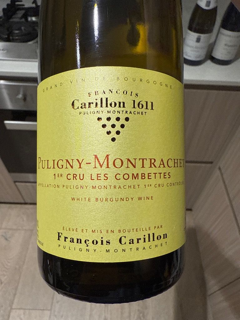 2020 Francois Carillon Puligny-Montrachet 1er Cru Les Combettes, France ...