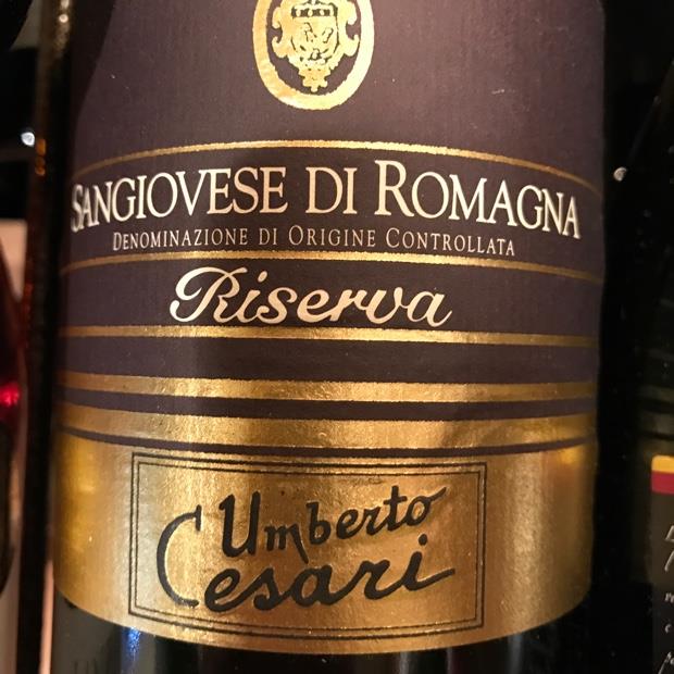 2001 Umberto Cesari Sangiovese di Romagna Riserva, Italy, Emilia ...