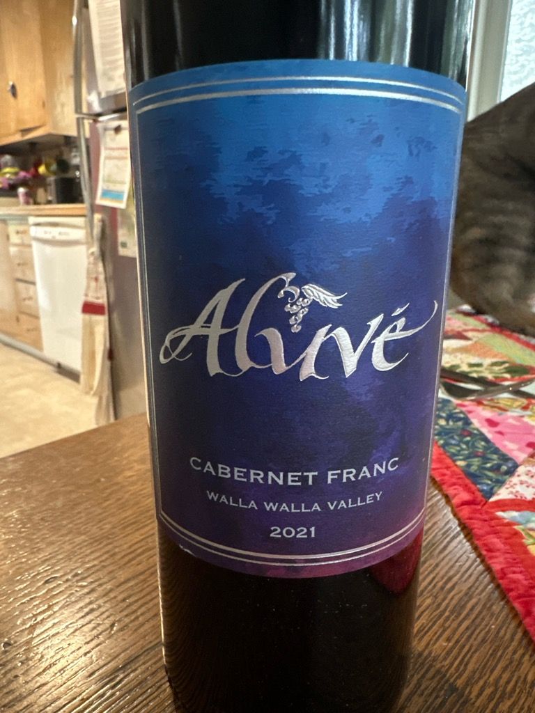 2021 Aluvé Cabernet Franc, USA, Washington, Columbia Valley, Walla ...