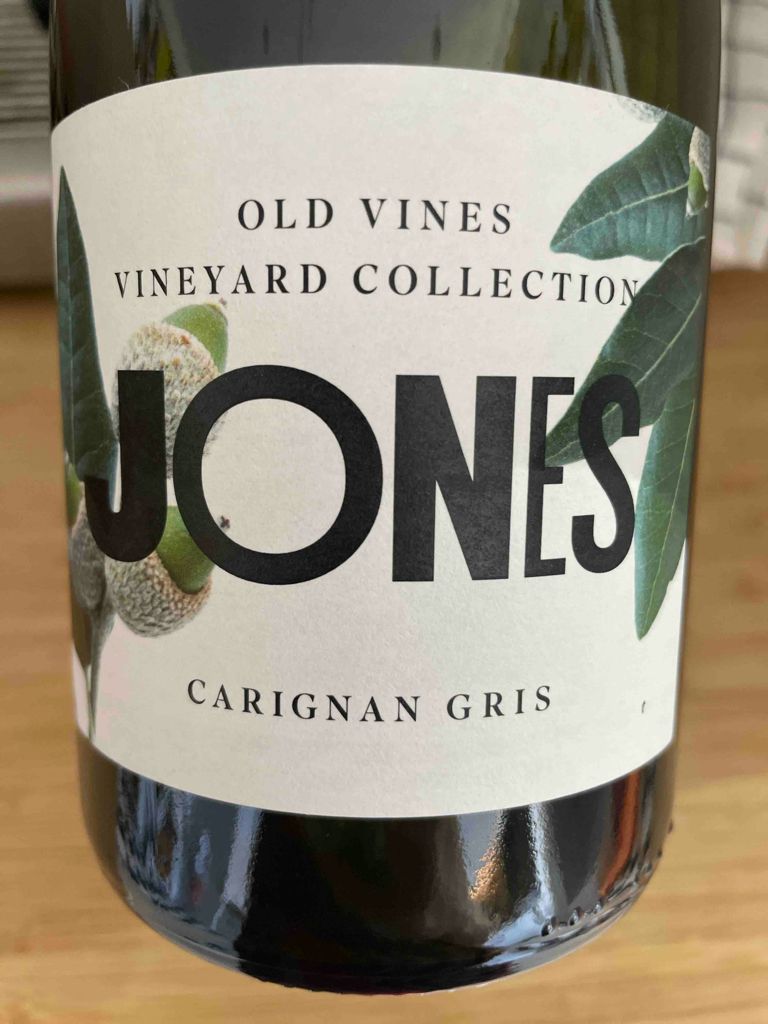 2023 Domaine Jones Carignan Gris Old Vines Vineyard Collection, France ...