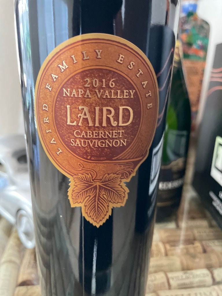 2016 Laird Family Estate Cabernet Sauvignon, USA, California, Napa ...