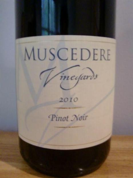 2010 Muscedere Vineyards Pinot Noir, Canada, Ontario, Lake Erie North ...