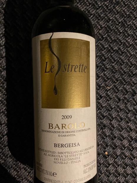 2009 Le Strette Barolo Bergeisa, Italy, Piedmont, Langhe, Barolo ...