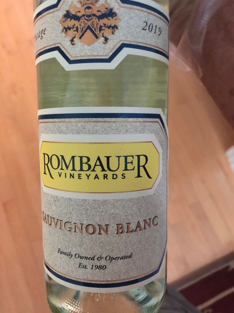 2019 Rombauer Vineyards Sauvignon Blanc, USA, California, North Coast ...