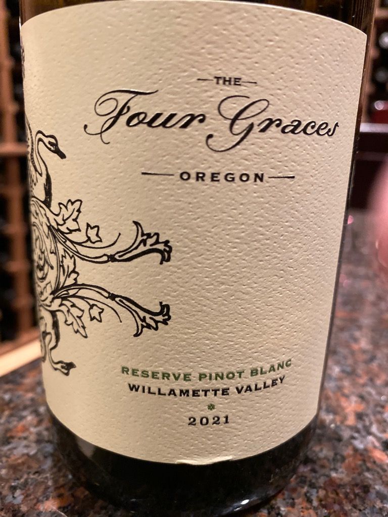 2021 The Four Graces Pinot Blanc, USA, Oregon, Willamette Valley ...