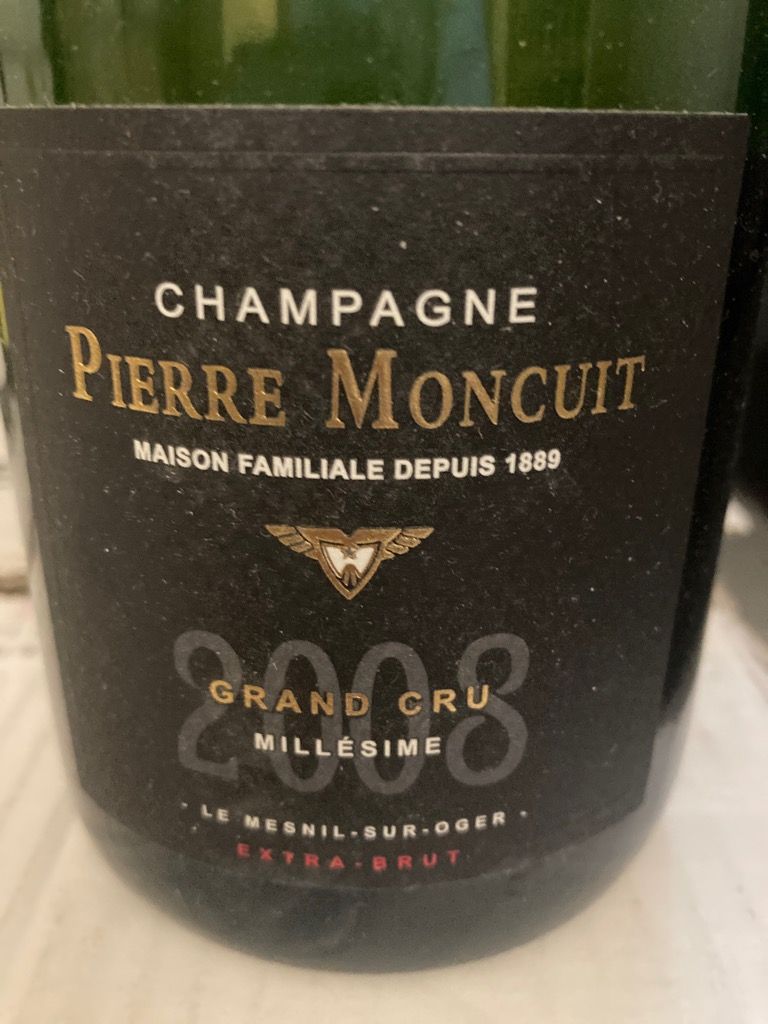 2008 Pierre Moncuit Champagne Grand Cru Blanc de Blancs Extra Brut ...