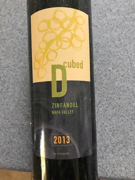 2013 D-Cubed Zinfandel Beatty Ranch Howell Mountain, USA, California ...