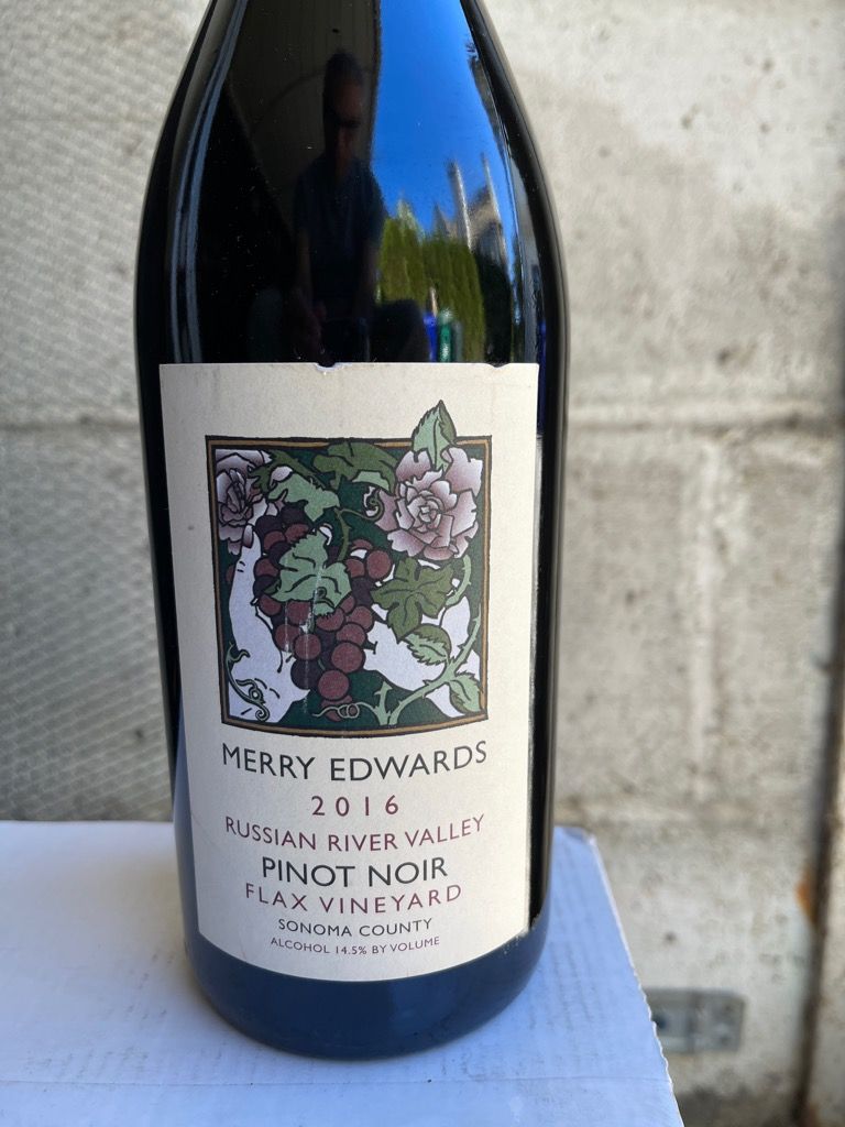 2016 Merry Edwards Pinot Noir Flax Vineyard, USA, California, Sonoma ...
