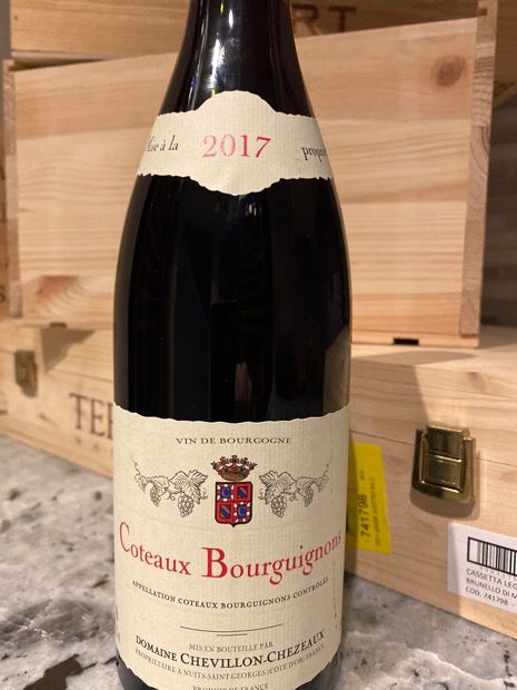 2017 Domaine Chevillon-Chezeaux Coteaux Bourguignons, France, Burgundy ...