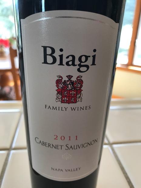 2011 Biagi Family Cabernet Sauvignon, USA, California, Napa Valley ...