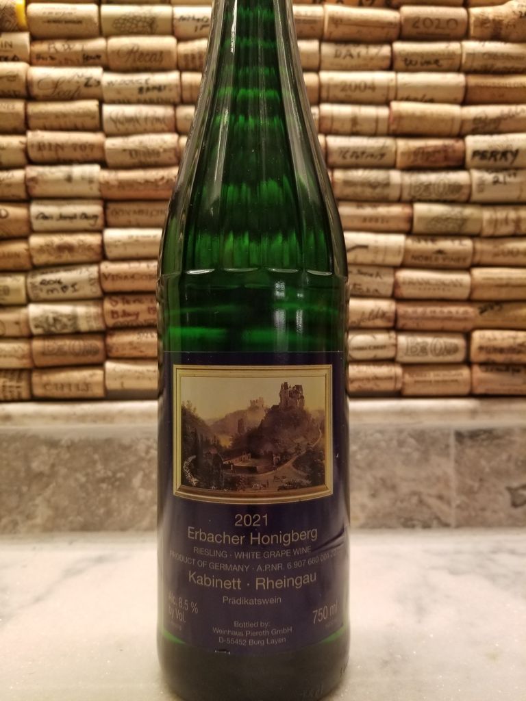 2021 Ferdinand Pieroth Erbacher Honigberg Riesling Kabinett, Germany ...