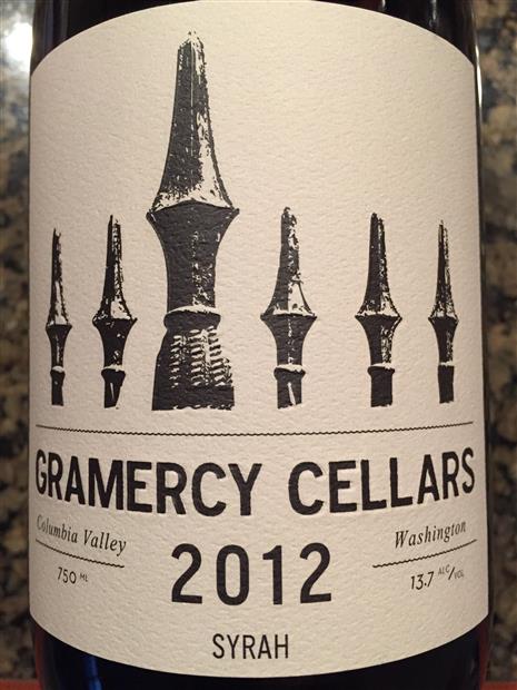 2012 Gramercy Cellars Syrah Columbia Valley, USA, Washington, Columbia ...