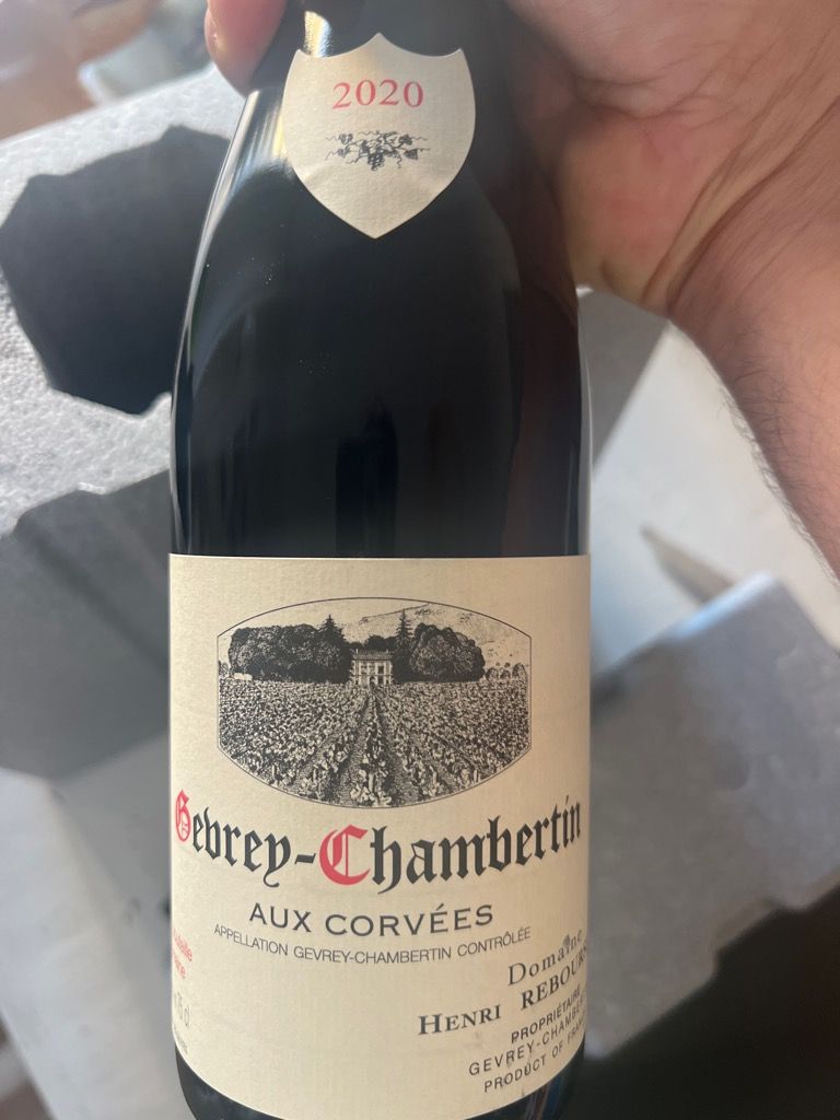 2020 Domaine Henri Richard Gevrey-Chambertin Les Corvées, France ...