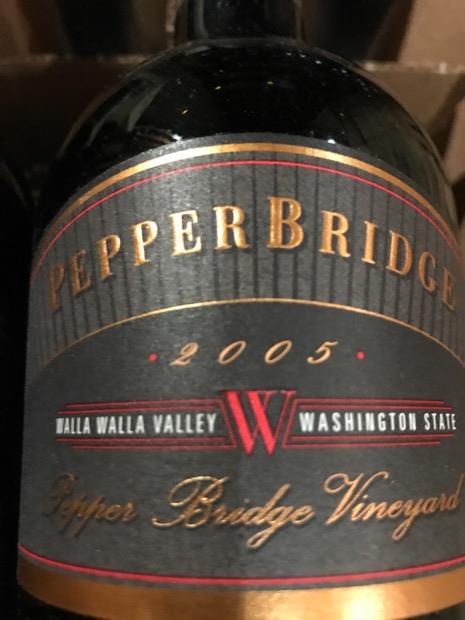 2002 Pepper Bridge Cabernet-Merlot Pepper Bridge Vineyard, USA ...
