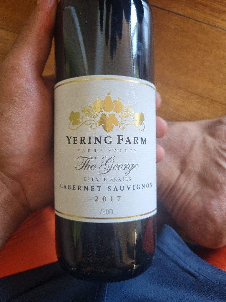 2017 Yering Farm Cabernet Sauvignon The George, Australia, Victoria ...