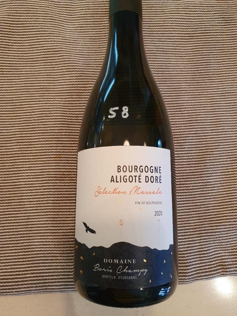 2020 Boris Champy Aligoté Doré Selection Massale, France, Burgundy ...