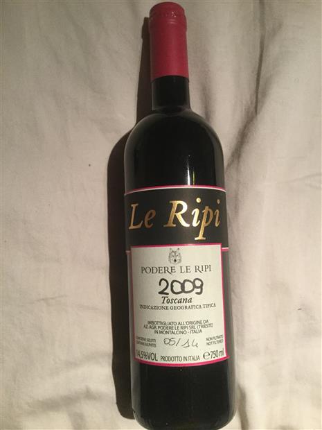 2009 Podere Le Ripi Toscana IGT, Italy, Tuscany, Toscana IGT ...