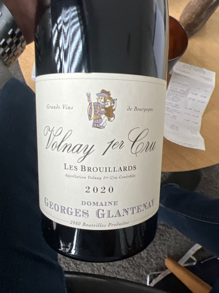 2021 Domaine Glantenay Volnay 1er Cru Les Brouillards, France, Burgundy, Côte de Beaune, Volnay ...