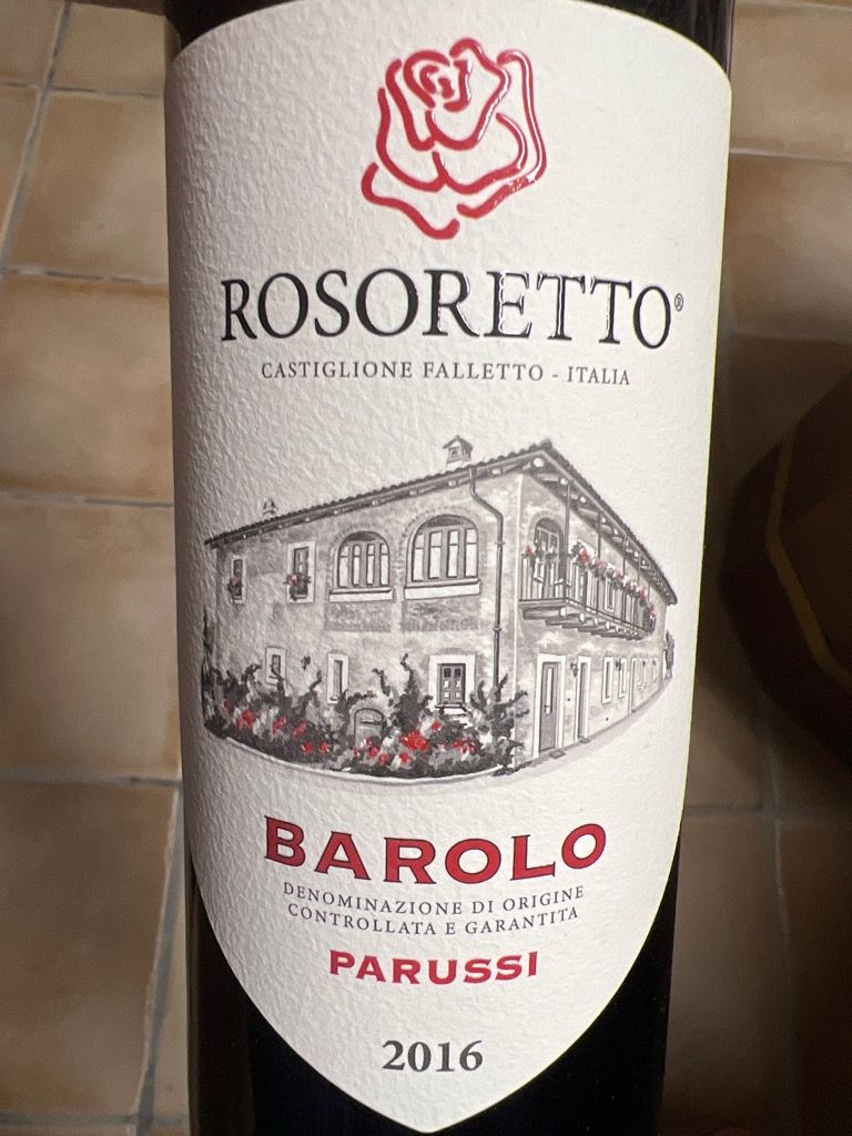 2016 Rosoretto Barolo Parussi, Italy, Piedmont, Langhe, Barolo - CellarTracker