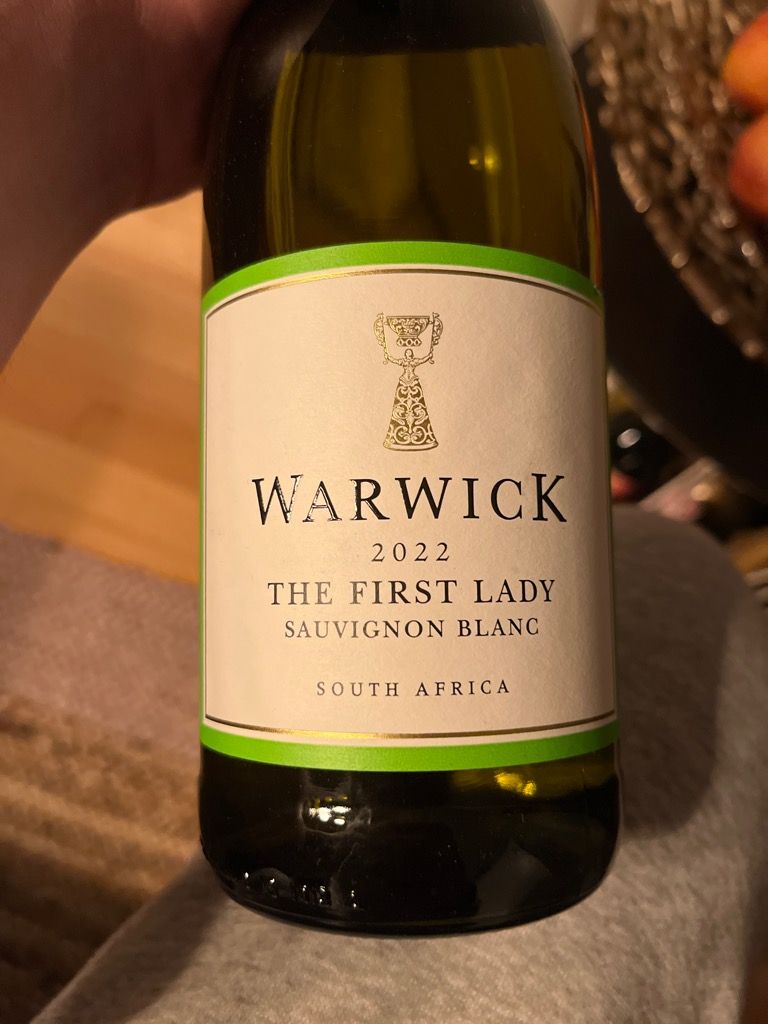 2022 Warwick Estate Sauvignon Blanc The First Lady, South Africa ...