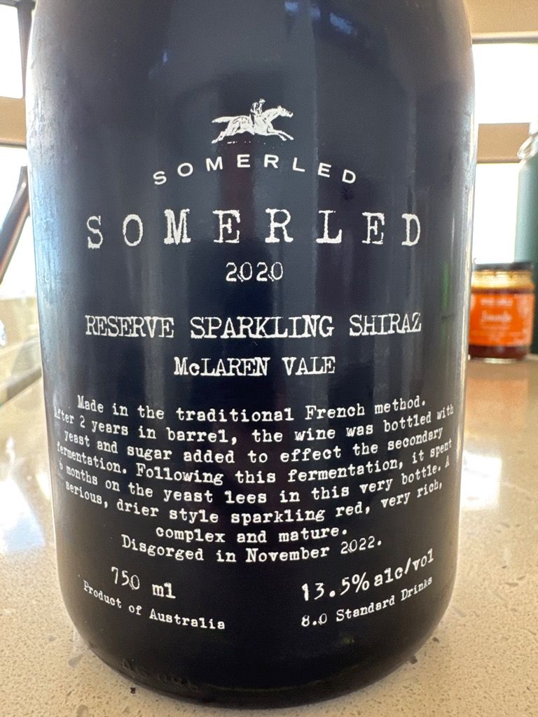 2020 Somerled Shiraz Reserve, Australia, South Australia, Fleurieu ...