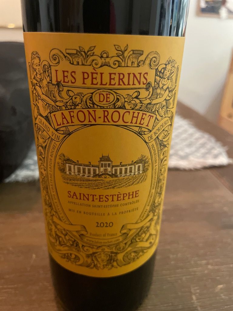 2020 Château Lafon-Rochet Les Pelerins de Lafon-Rochet, France ...