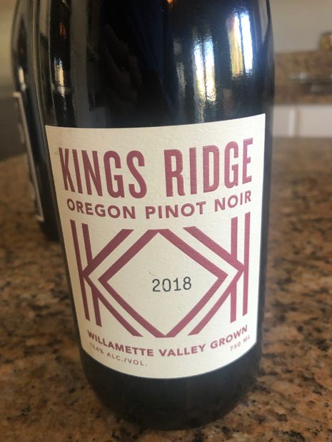 2018 Union Wine Company Pinot Noir Kings Ridge, USA, Oregon, Willamette ...
