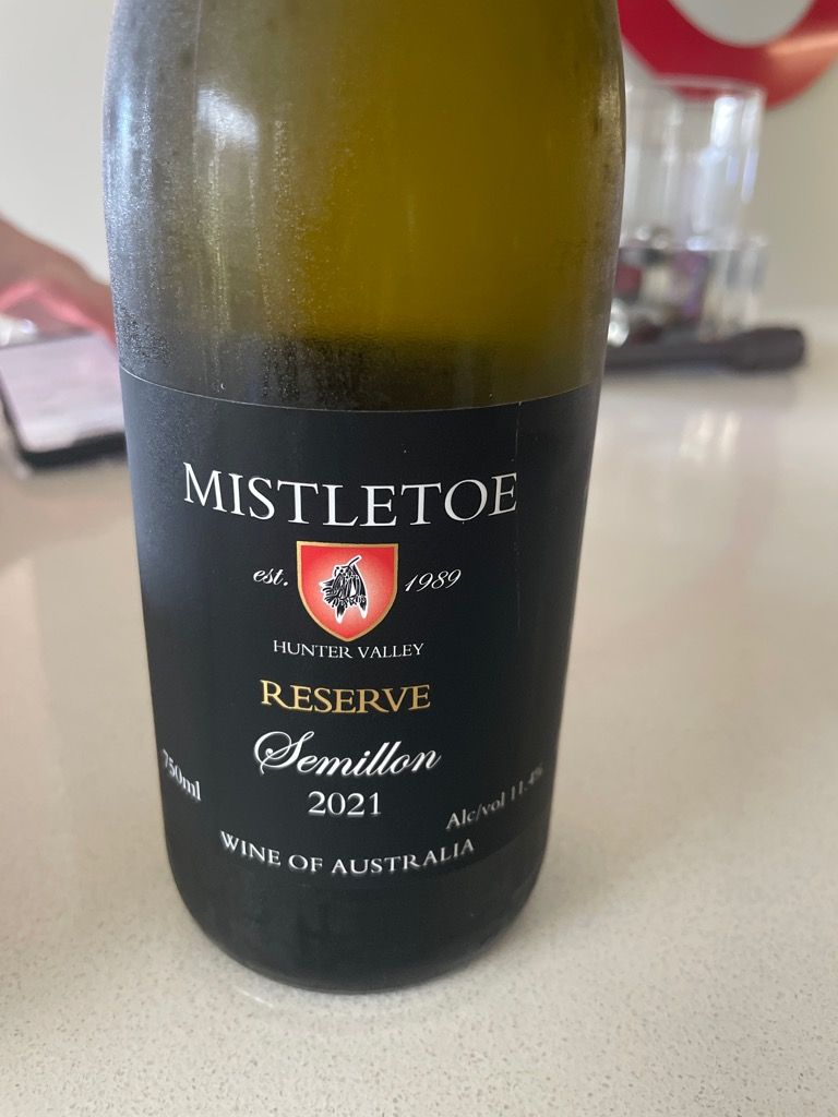 2021 Mistletoe Sémillon Reserve, Australia, New South Wales, Hunter ...
