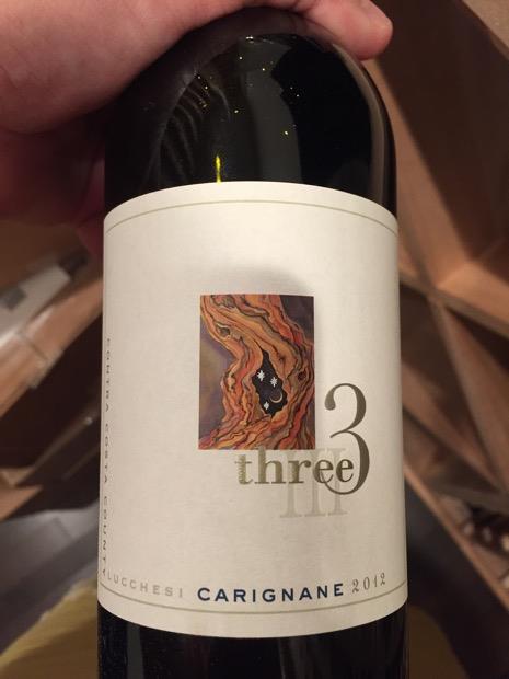 2012 Three Wine Company Carignane Lucchesi Vineyard, USA, California ...