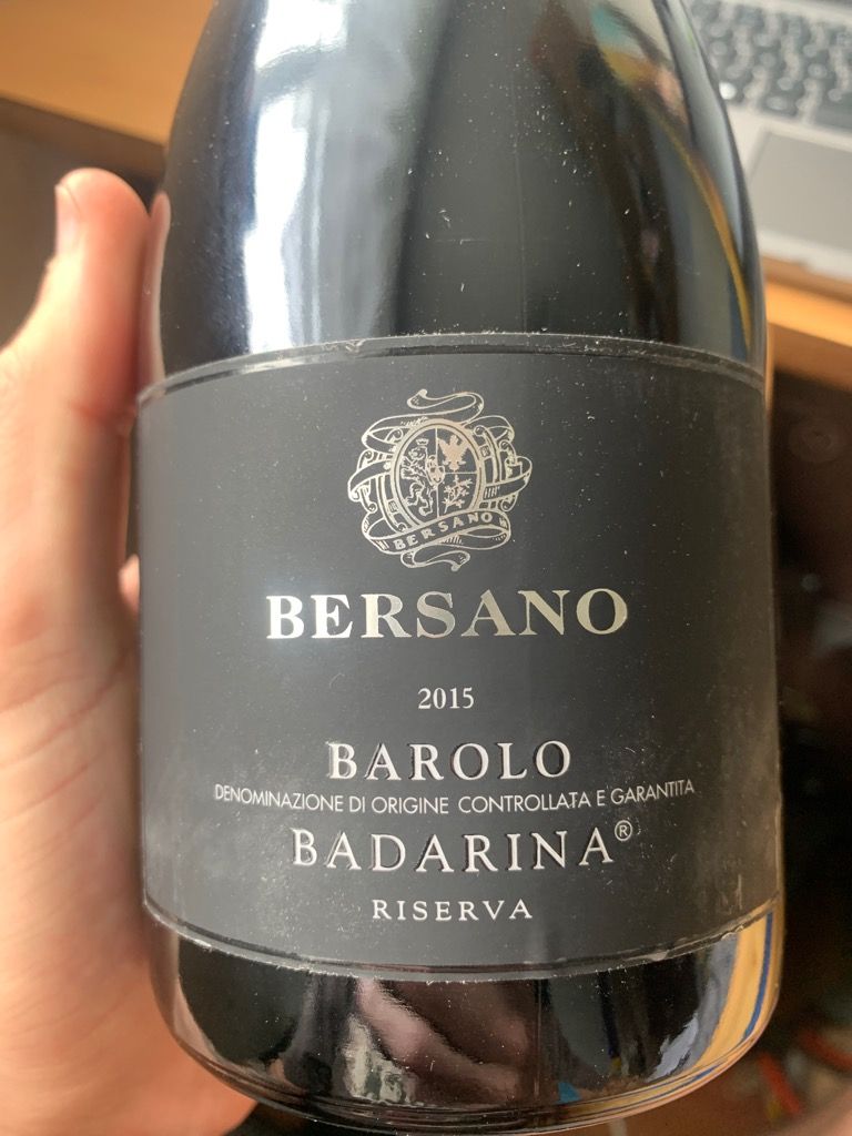 2016 Bersano Barolo Riserva Badarina, Italy, Piedmont, Langhe, Barolo ...