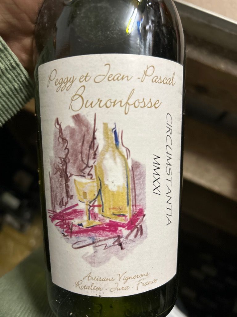 NV Peggy et Jean Pascal Buronfosse Circumstancia MMXI, France, Jura ...