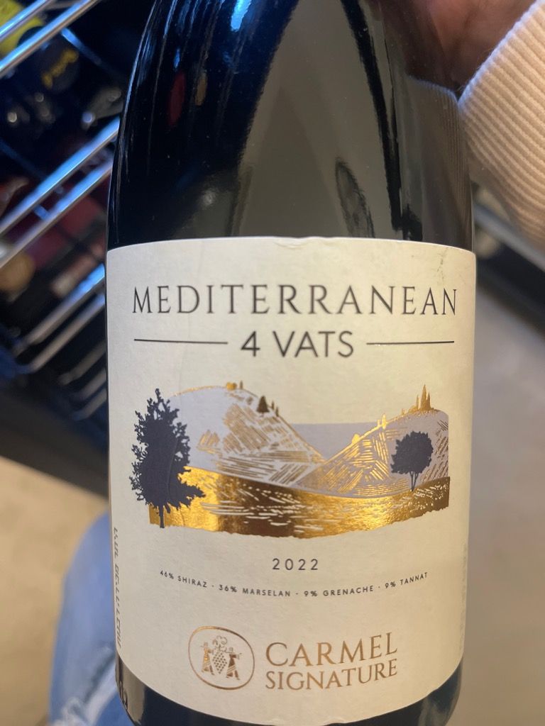 2022 Carmel Signature Mediterranean 4 Vats, Israel, Samaria - CellarTracker