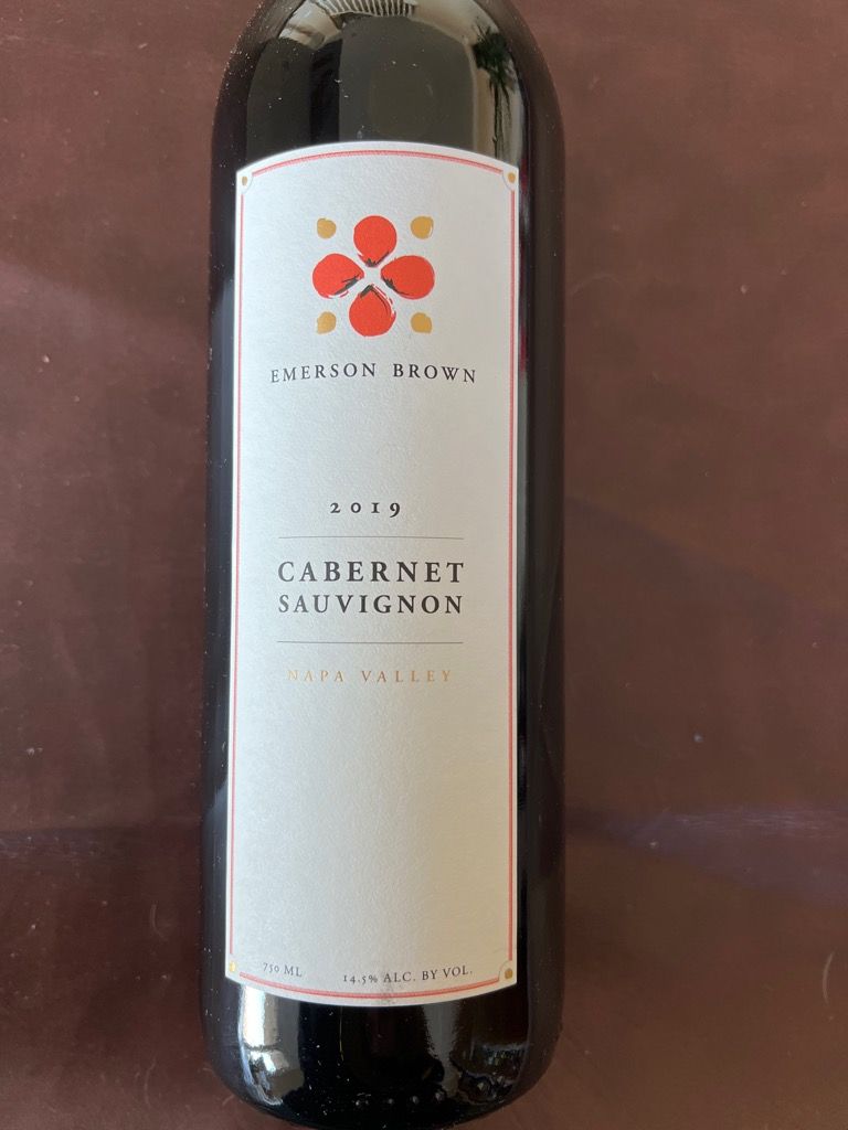 2019 Emerson Brown Cabernet Sauvignon Napa Valley, USA, California ...