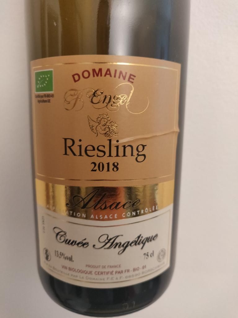 2021 Domaine Fernand Engel Riesling Cuvée Angélique, France, Alsace ...
