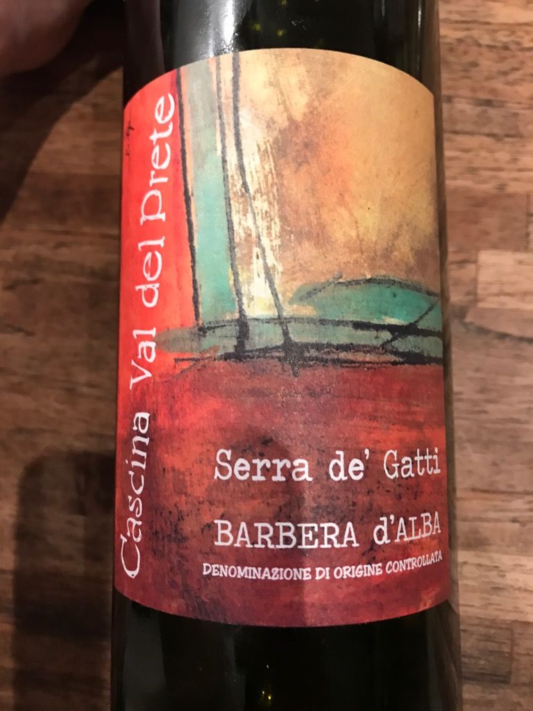 2017 Cascina Val del Prete Barbera d'Alba Serra de Gatti, Italy ...
