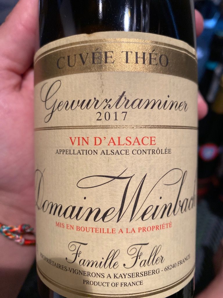 2018 Domaine Weinbach Gewurztraminer Clos des Capucins Cuvée Théo ...