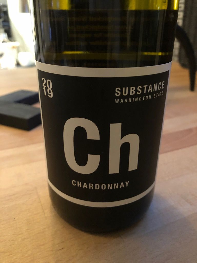 2019 Substance Chardonnay, USA, Washington - CellarTracker