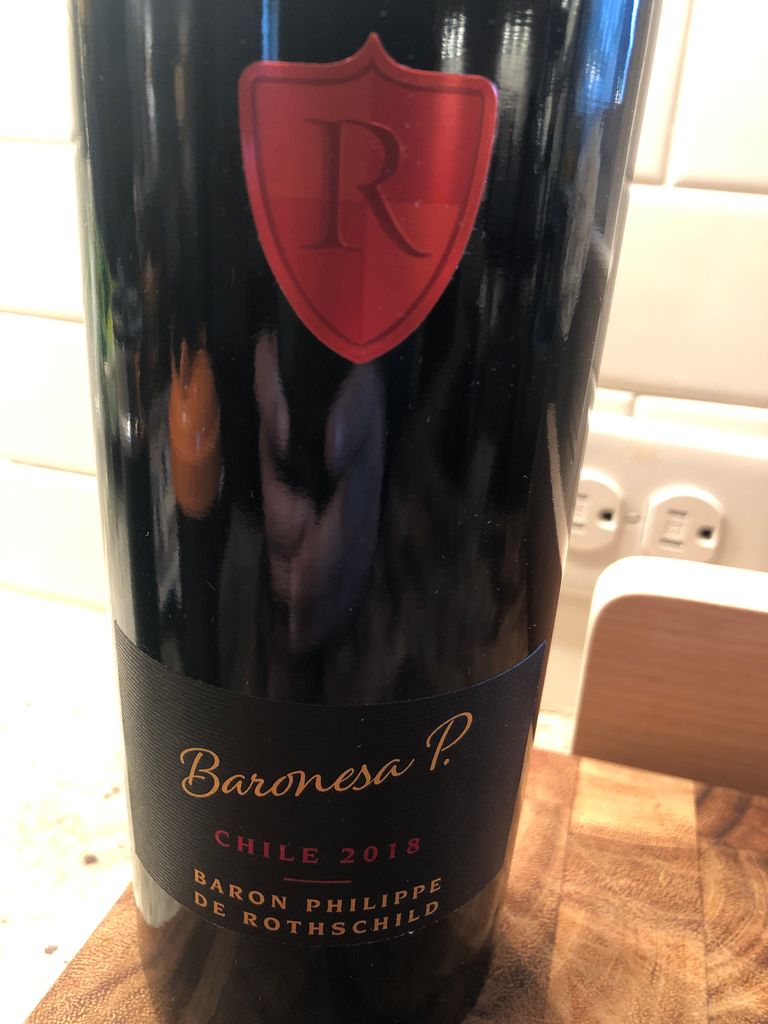 2018 Baron Philippe de Rothschild Baronesa P., Chile, Maipo Valley ...