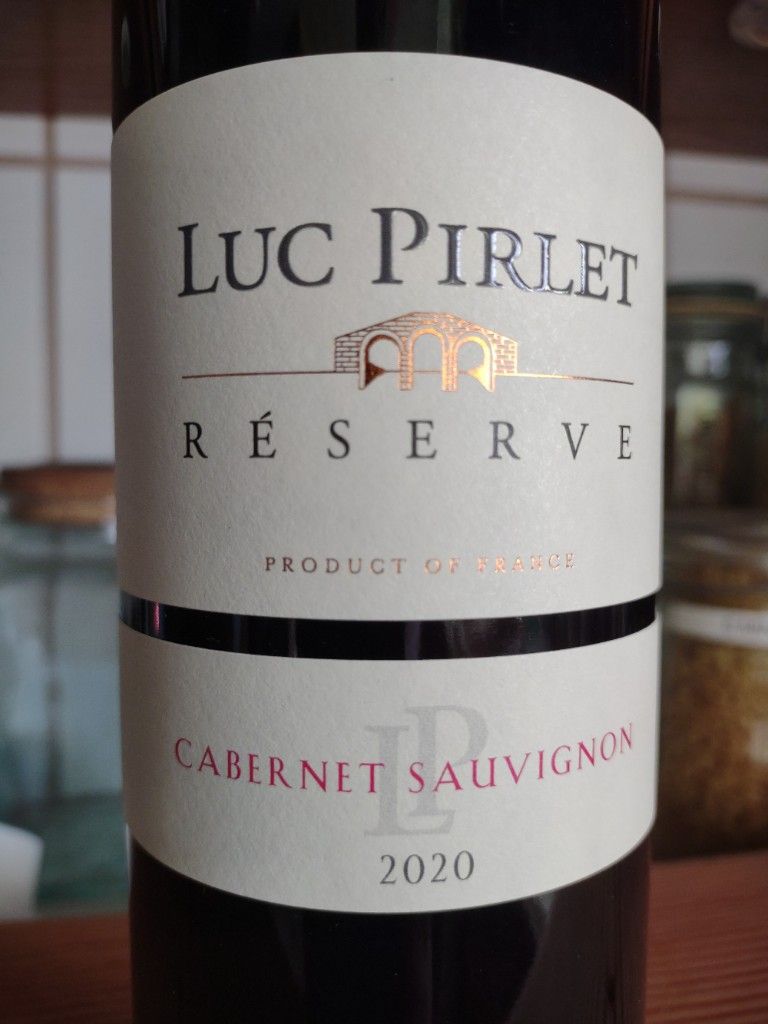 2020 Luc Pirlet Cabernet Sauvignon Vin de Pays d'Oc Les Barriques ...