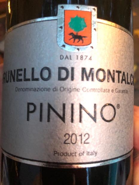 2012 Pinino Brunello di Montalcino, Italy, Tuscany, Montalcino ...