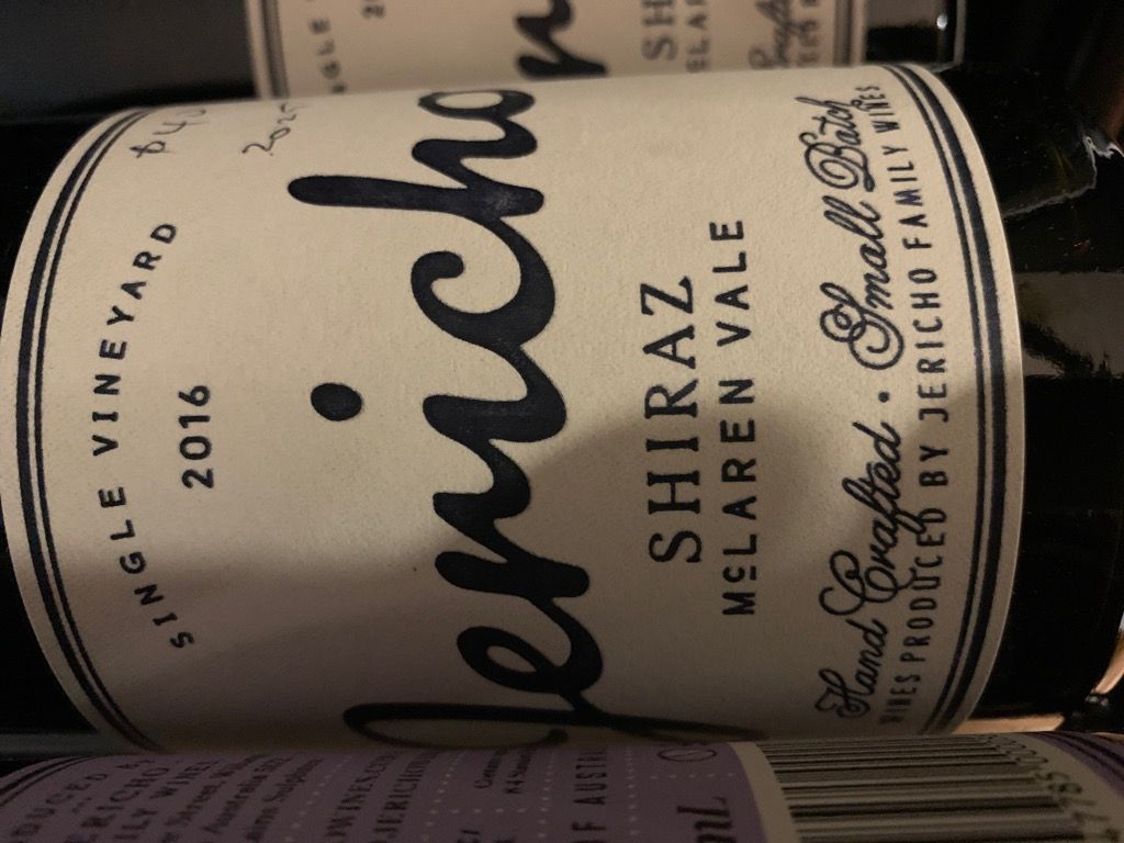 2016 Jericho Wines Shiraz Single Vineyard, Australia, South Australia ...
