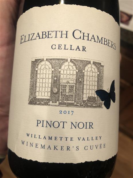 2018 Elizabeth Chambers Cellar Pinot Noir Winemaker's Cuvée, USA ...