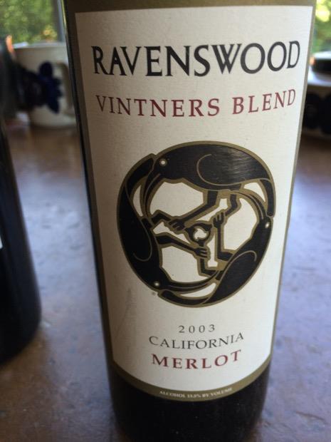 2003 Ravenswood Merlot Vintners Blend, USA, California - CellarTracker