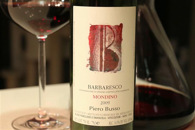 2009 Piero Busso Barbaresco Mondino, Italy, Piedmont, Langhe ...